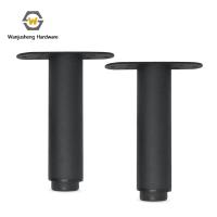 China Modern Heavy Duty Adjustable Height Center Support Feet Bed Frame Furniture Metal Bed Sofa Legs for sale