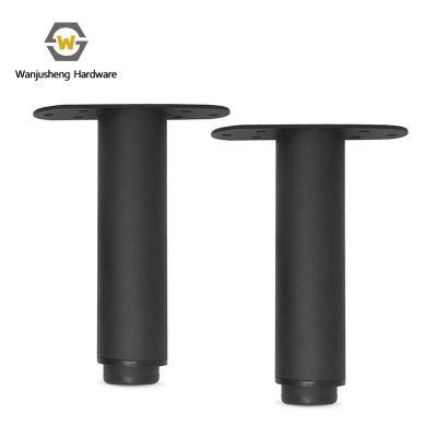 China Modern Heavy Duty Adjustable Height Center Support Feet Bed Frame Furniture Metal Bed Sofa Legs for sale