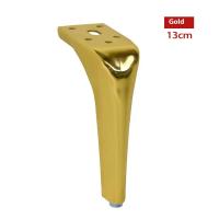 China Sofa Legs 15cm Tapered Trim Support Hardware Gold Black Cold Rolled Steel Furniture Foot Cabinet Metal Chrome Sofa Legs for sale