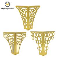 China Wanjusheng Modern Design Sofa Leg Furniture Using Chromium/iron Material Cabinet Legs Metal Table Legs for sale