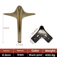China Sofa Legs Decorated Modern T-shaped TV Stand Living Room Furniture Cabinet Feet Gold Steel Chrome Bed Sofa Feet Metal Sofa for sale