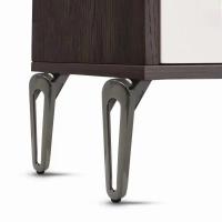 China High Quality Lightweight Luxury U-shaped Sofa Leg Furniture Metal Bedroom Bed Leg for sale