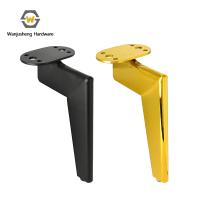 China Sofa Leg Accessories Hardware Luxury Gold and Iron Metal Stool Furniture Sofa Cabinet Leg Furniture for sale