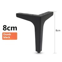 China Chair Legs Metal Triangle Black Sofa Legs Gold Replacement Metal Furniture Legs Dresser Cabinet Sofa Feet for sale