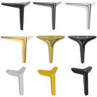 China New Living Room Iron Furniture Legs Chrome-plated Sofa Legs Metal Gold Sofa Furniture Legs for sale