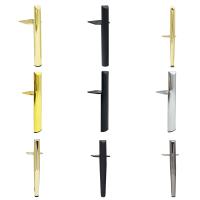 China New Living Room Iron Furniture Legs Chrome-plated Sofa Legs Metal Gold Sofa Furniture Legs for sale