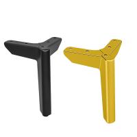 China New Living Room Iron Furniture Legs Chrome-plated Sofa Legs Metal Gold Sofa Furniture Legs for sale