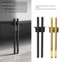 China Black and Gold Furniture Metal Legs Custom-made Iron Metal Furniture Legs Modern Sofa Legs for sale