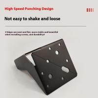 China Wanjusheng Furniture Hardware Furniture Feet Metal Gun Black Table Legs Modern Sofa Legs for sale