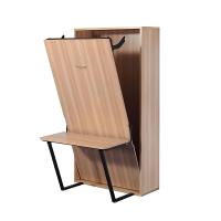 China Wooden Wall Bed Foldable Horizontal Hidden Wall Bed Bedroom Furniture Murphy Modern Storage Bed for sale