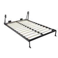 China Wooden Wall Bed Foldable Horizontal Hidden Wall Bed Bedroom Furniture Murphy Modern Storage Bed for sale
