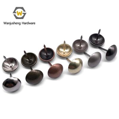 China High Quality Furniture Living Room Sofa Decoration Nails Decorative Pushpin Metal Round Head Thumbtack for sale