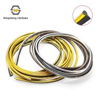 China Furniture T Shape Decoration Tape Plastic Car Interior Slit Automotive Decorative Trim Strips Gold Pvc Edge Banding for sale