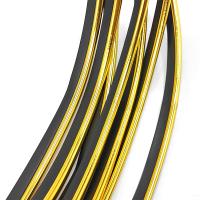 China Furniture T Shape Decoration Tape Plastic Car Interior Slit Automotive Decorative Trim Strips Gold Pvc Edge Banding for sale