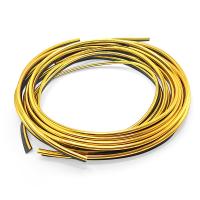 China Furniture T Shape Decoration Tape Plastic Car Interior Slit Automotive Decorative Trim Strips Gold Pvc Edge Banding for sale