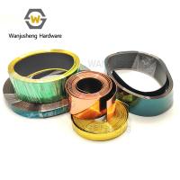 China Plastic Gold Car Trim Strip Sofa PVC Edge Banding Tape Furniture Upholstery Decorative Strips Edge for Bed Without Tape for sale