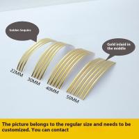 China Furniture Use Edge Strip Pvc Decoration Soft Beauty Gold Strip Plastic Edge Trimming Flexible Pvc Edge Banding for sale