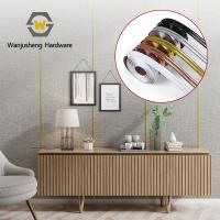 China Self-Adhesive Tile Decorative Edging Strips Sofa Decorative Accessories PVC Plastic Striped Accent Wall Decorative Strips for sale