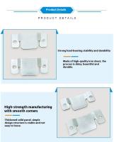 China Bed Frame Connector Bracket Frame Hook Metal Sofa Joint Connection Clip Segment Sliding Furniture Hardware for sale