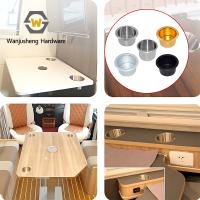 China High-quality Stainless Steel Beverage Racks for Restaurants Cup Holders for Cinema Sofa Chairs and Car Beverage Cup Holders for sale