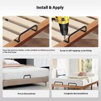 China Modern Anti-Slip Bed Tail Block Hook Rod Hardware Metal Mattress Fixer Iron for Bathroom Living Room-Wholesale Manufacturers for sale