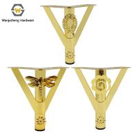 China Wanjusheng a Variety of New Patterns Decorated Coffee Table Sofa Feet Iron Hardware Furniture Feet Cabinet Legs for Sale for sale