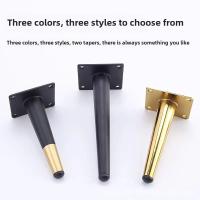 China Brass Inclined Conical Leg for Furniture for Coffee Tables Chairs Beds Cabinets Sofas Gold Chromium Iron for Kitchen Hotel Use for sale