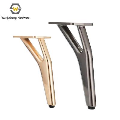 China Furniture Sofa Support Legs TV Cabinet Feet High Light Luxury Metal Feet New Bed Cabinet Feet for sale