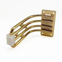 China Hot Selling Gold Metal Sofa Legs Iron Furniture Chair Legs with Decorative Features for Kitchen Use Accessories for Table for sale