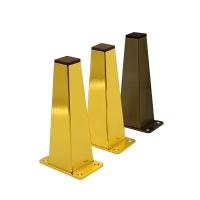 China Furniture Legs Gold Modern Nightstand TV Stand Feet Steel Metal Furniture Bed Cabinet Sofa Legs for sale
