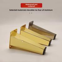 China Furniture Legs Gold Modern Nightstand TV Stand Feet Steel Metal Furniture Bed Cabinet Sofa Legs for sale