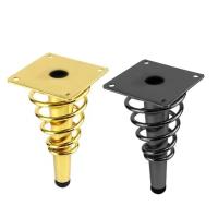 China Modern Luxury Gold Iron Sofa Legs Furniture Hardware Accessories for Dining & Hospital for Wood Table Cabinet TV for sale