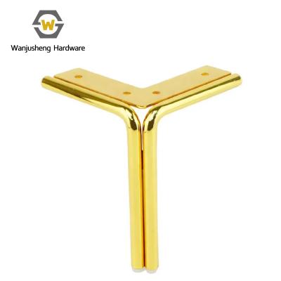 China Quality Y-shaped Furniture Fittings Metal Sofa Legs Cabinet Feet Replacement Steel Modern Hotel Table for sale