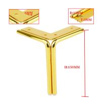 China Quality Y-shaped Furniture Fittings Metal Sofa Legs Cabinet Feet Replacement Steel Modern Hotel Table for sale
