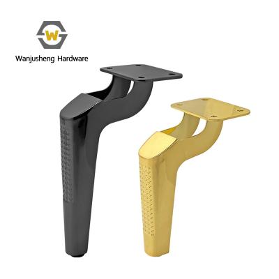 China Light Luxury Sickle Foot Seven-figure Cabinet Foot Metal Leg New Sofa Furniture Support Legs for sale
