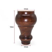 China Gourd-shaped Solid Wood Table Legs Antique Furniture Sofa Cabinet Bed Guest Room Living Room Hardware Accessories for sale
