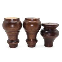 China Gourd-shaped Solid Wood Table Legs Antique Furniture Sofa Cabinet Bed Guest Room Living Room Hardware Accessories for sale