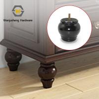 China Solid Wood Gourd-footed Household Furniture Sofa Coffee Table Bed Wooden Legs for sale