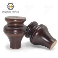 China Solid Wood Gourd Cabinet Feet Sofa Support Foot Pads Furniture Feet Wooden Legs Bed Legs for sale