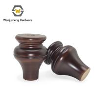 China Solid Wood Gourd Cabinet Feet Sofa Support Foot Pads Furniture Feet Wooden Legs Bed Legs for sale