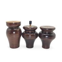 China Solid Wood Gourd Cabinet Feet Sofa Support Foot Pads Furniture Feet Wooden Legs Bed Legs for sale