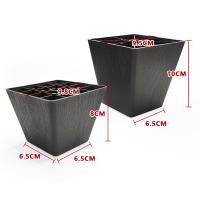China Plastic Feet Sofa Legs Table and Cabinet Plastic Parts Office Chair Plastic Parts Sofa Parts Furniture Legs for sale
