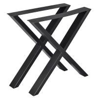 China Professional Hardware Home Desk Feet Square Table Frame Furniture Leg Metal Table Legs for sale