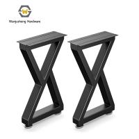 China Stylish Creative Iron Desk Feet Simple Table Legs Dining Room Hardware Stand Furniture Table Leg for sale