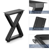 China Stylish Creative Iron Desk Feet Simple Table Legs Dining Room Hardware Stand Furniture Table Leg for sale