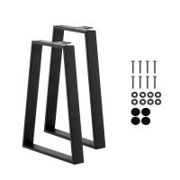 China Trapezoidal Furniture Table Legs Ironwork Metal Long and Short Stools Small Coffee Table Stand Coffee Table Feet for sale