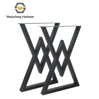China Stylish Creative Iron Desk Feet Simple Table Legs Dining Room Hardware Stand Furniture Table Leg for sale