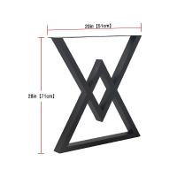 China Stylish Creative Iron Desk Feet Simple Table Legs Dining Room Hardware Stand Furniture Table Leg for sale