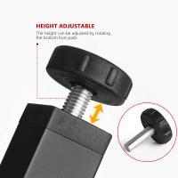 China Height Adjustable Metal Support Legs Furniture Hardware Parts Bed Cabinet Feet Central Frame Slats Replaceable Legs for sale