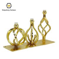 China Luxury Hollow Gold Furniture Sofa Legs Manufacturers Direct Sales Conical Metal Cabinet Table and Chair Legs Modern Sofa Legs for sale